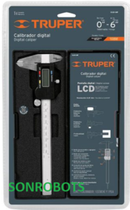 Calibrador Vernier 150 mm Truper – Sonrobots